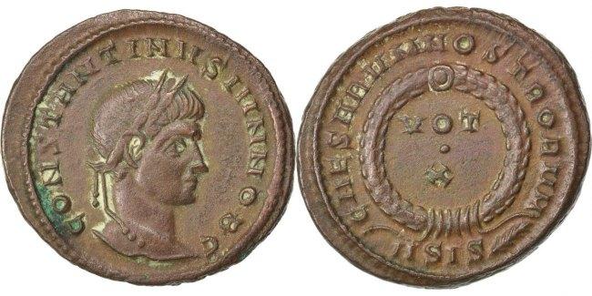 Nummus Coin, Constantine II, Siscia, Copper, Cohen:38 MS(60-62) | MA-Shops