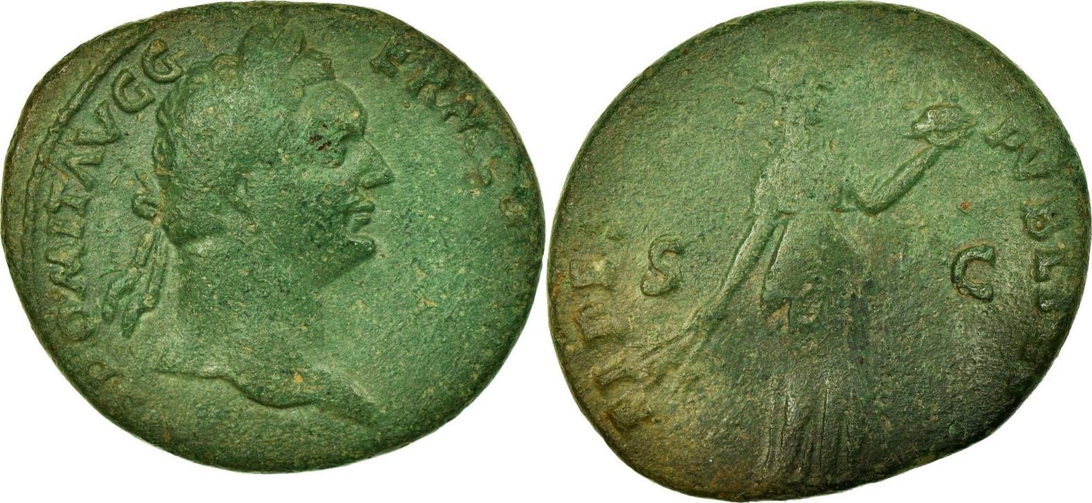 As Coin, Domitian, Rome, Bronze, RIC:487 VF(20-25) | MA-Shops