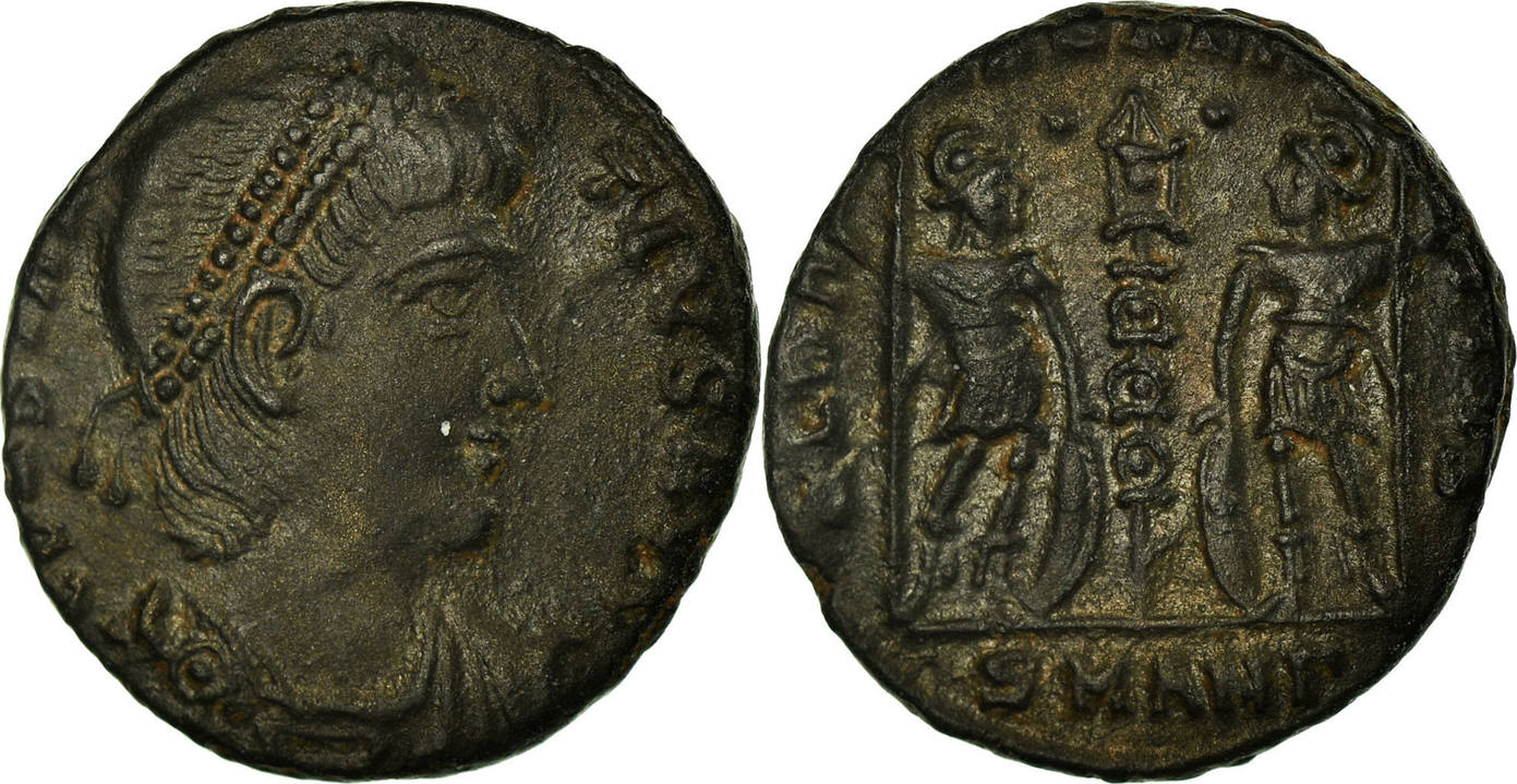 Nummus Coin, Constantius II, Nicomedia, Copper, RIC:1110 EF(40-45) | MA ...