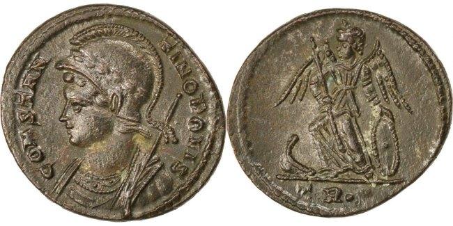 Nummus Coin, Trier, Copper AU(55-58) | MA-Shops