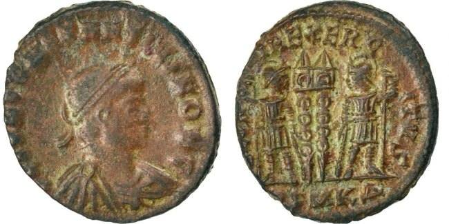 Nummus Cyzicus Coin, Constantius II, Kyzikos, Copper, Cohen:104 EF(40 ...