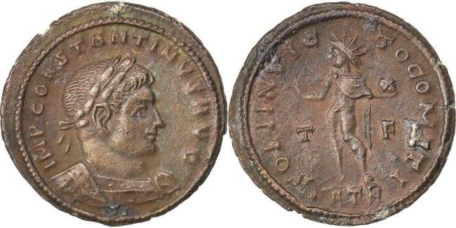 Nummus Coin, Constantine I, Trier, Copper, Cohen:530 AU(50-53) | MA-Shops