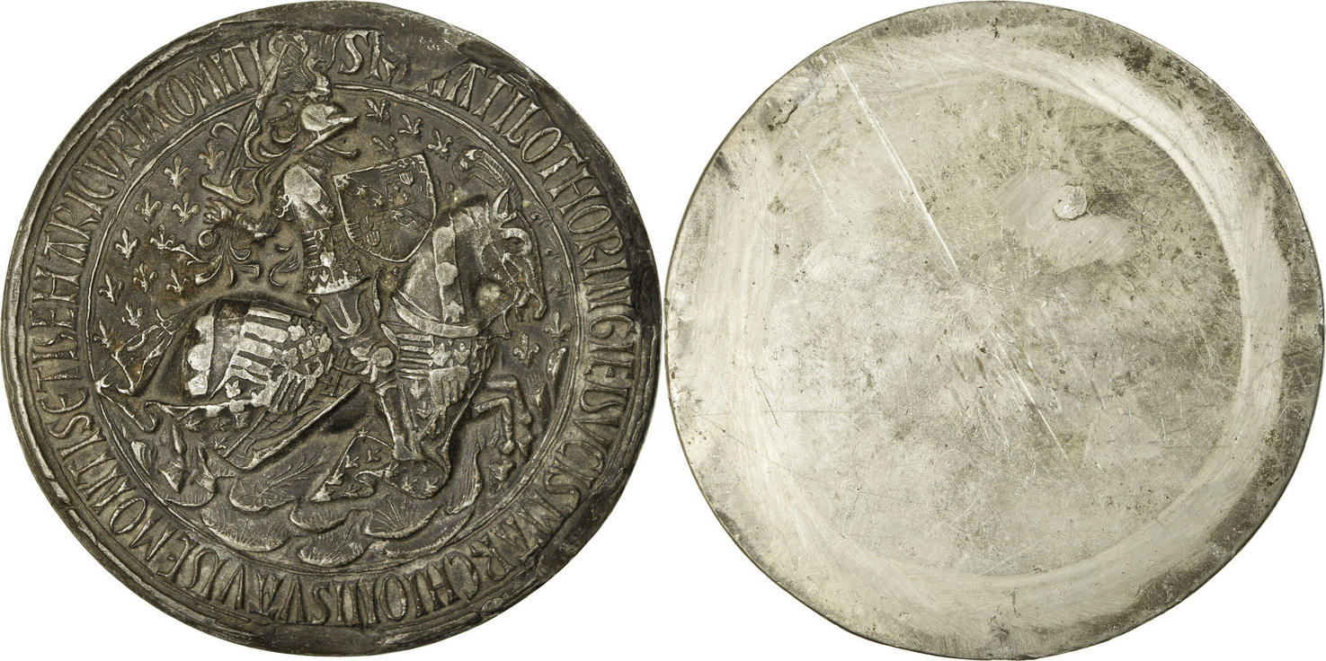 France Medal Reproduction Sceau Médiéval, History, Lead AU(50-53) | MA ...