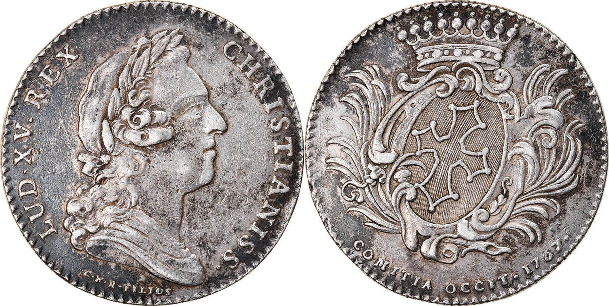 France Token 1767 Royal, Louis XV, Etats de Languedoc, History ...