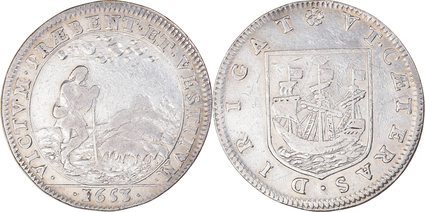 France Token 1653 Royal, Premier Corps des Marchands, Drapiers et ...