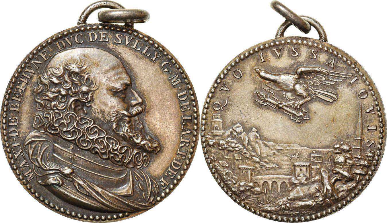 France Medal Max. de Béthune Duc de Sully G.M.de Lart.def, Bronze MS(60 ...