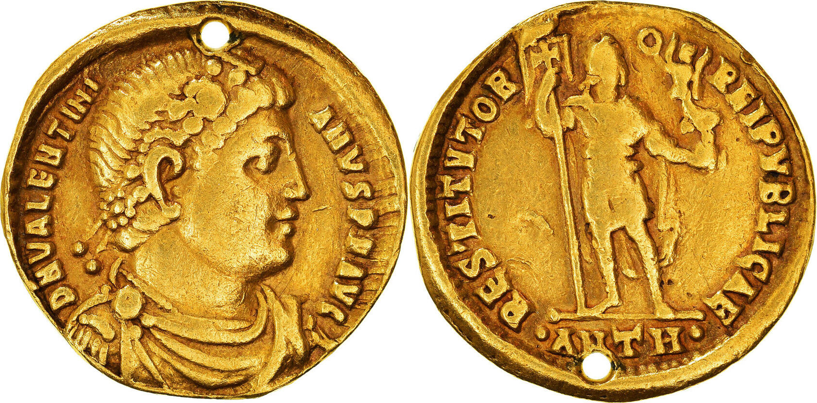 Solidus 364-375 Antioch Coin, Valentinian I, Antioch, Gold, RIC:2b EF ...