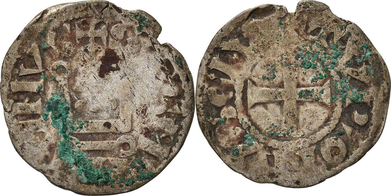 France Denier 1150-1200 Saint-Martin de Coin, Touraine, Saint-Martin de ...