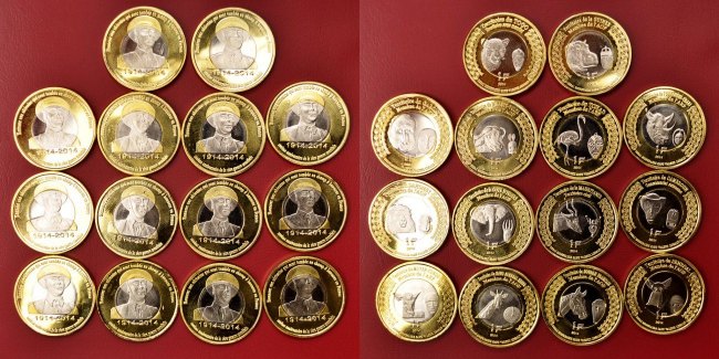 Congo Set 2014 Coin MS(63) | MA-Shops