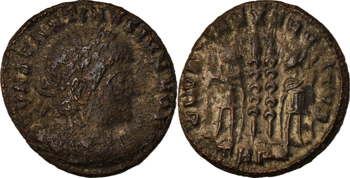 Nummus Coin, Constantine II, Trier, Copper VF(30-35) | MA-Shops