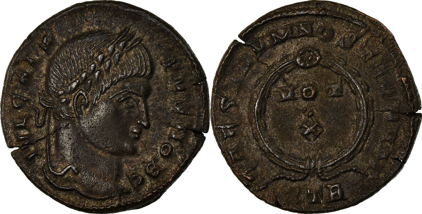 Nummus Coin, Constantine II, Trier, Copper AU(55-58) | MA-Shops