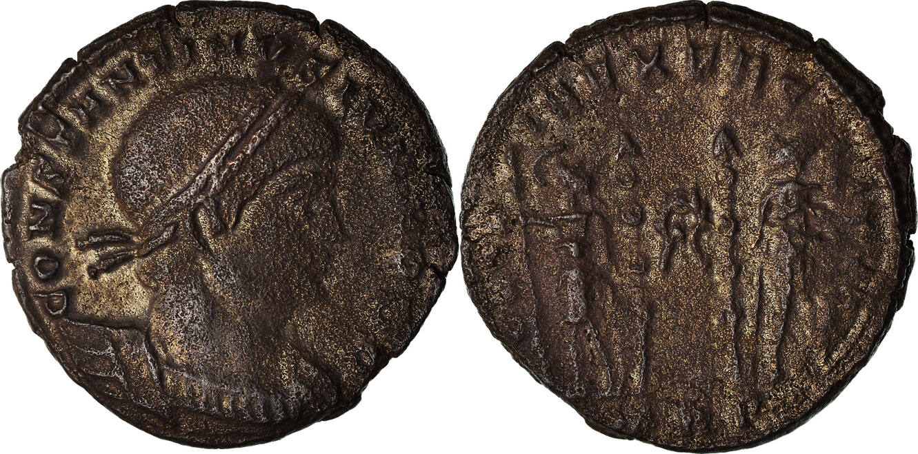 Nummus Coin, Constantine II, Trier, Copper EF(40-45) | MA-Shops