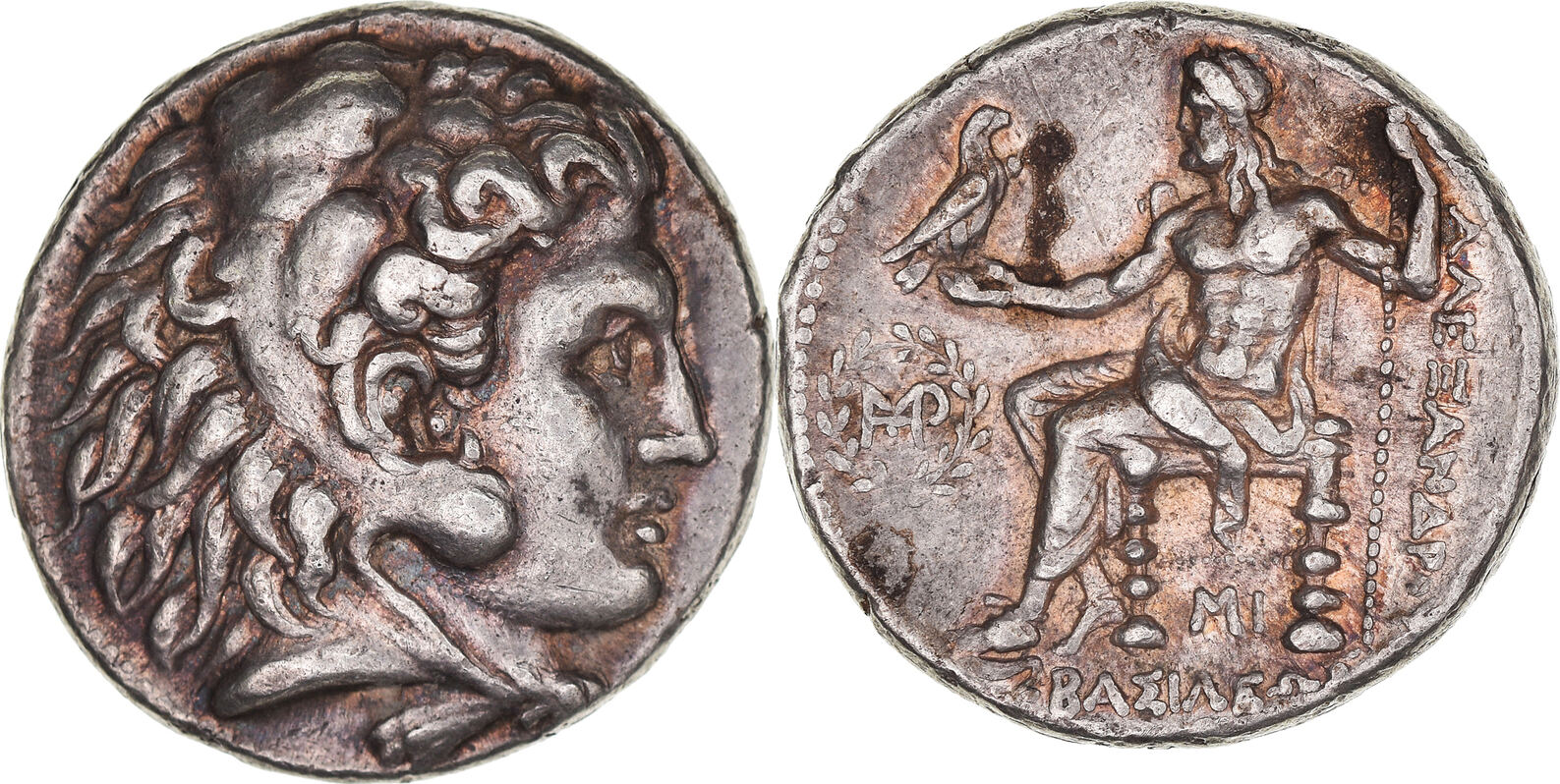 Tetradrachm 311-305 BC Babylon Coin, Ancient Greece, Hellenistic period ...