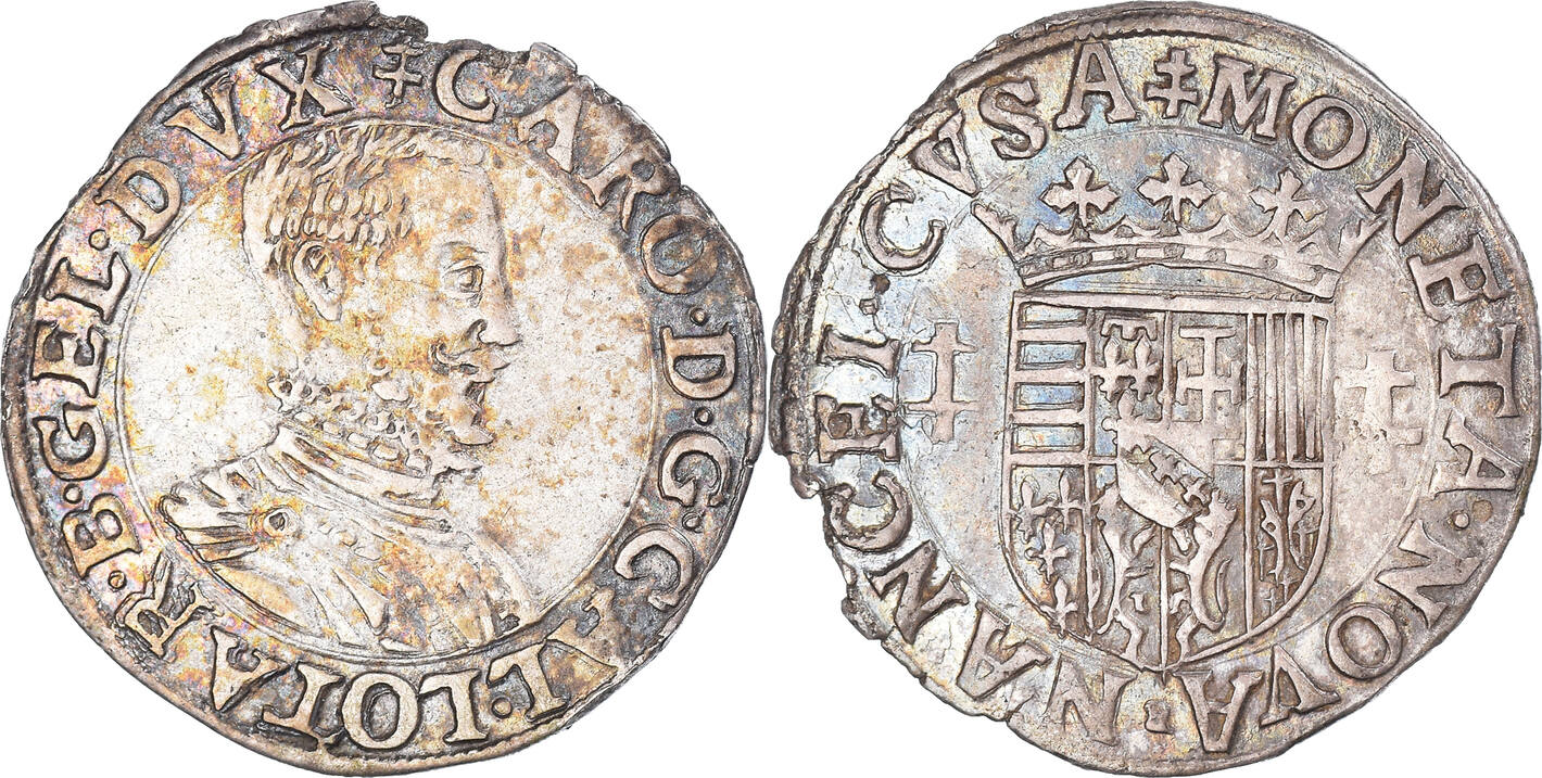 FRENCH STATES 1/4 Teston Coin, LORRAINE, Charles III, Nancy EF(40-45 ...