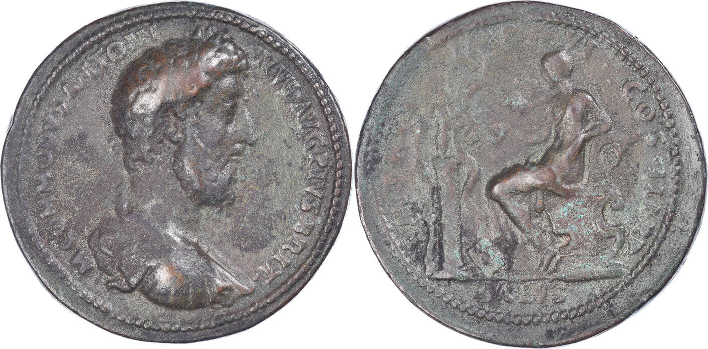 Cast Paduan Medallion 16-17th century Coin, Commodus, Bronze EF(40-45 ...