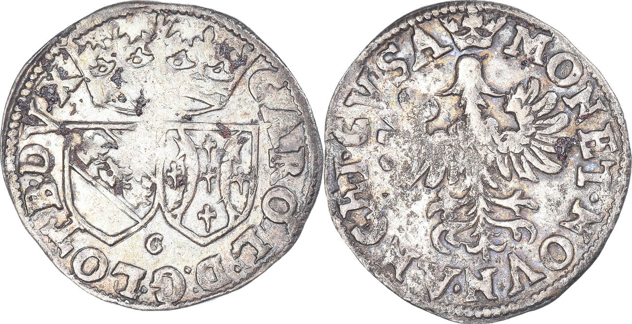 Gros Lorrain Coin, FRENCH STATES, LORRAINE, Charles III, Nancy EF(40-45 ...