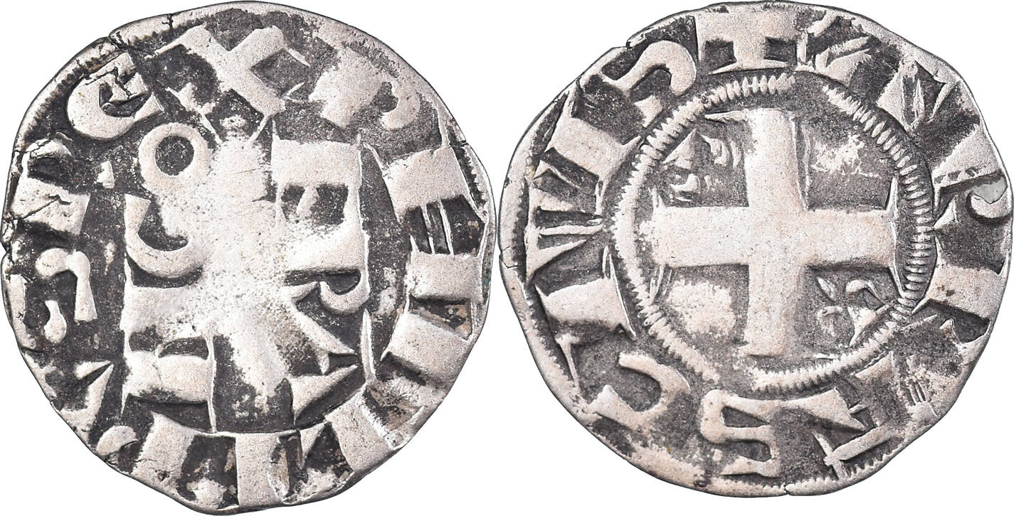 France Denier Parisis Not Applicable Arras Coin, Philippe II, Arras ...