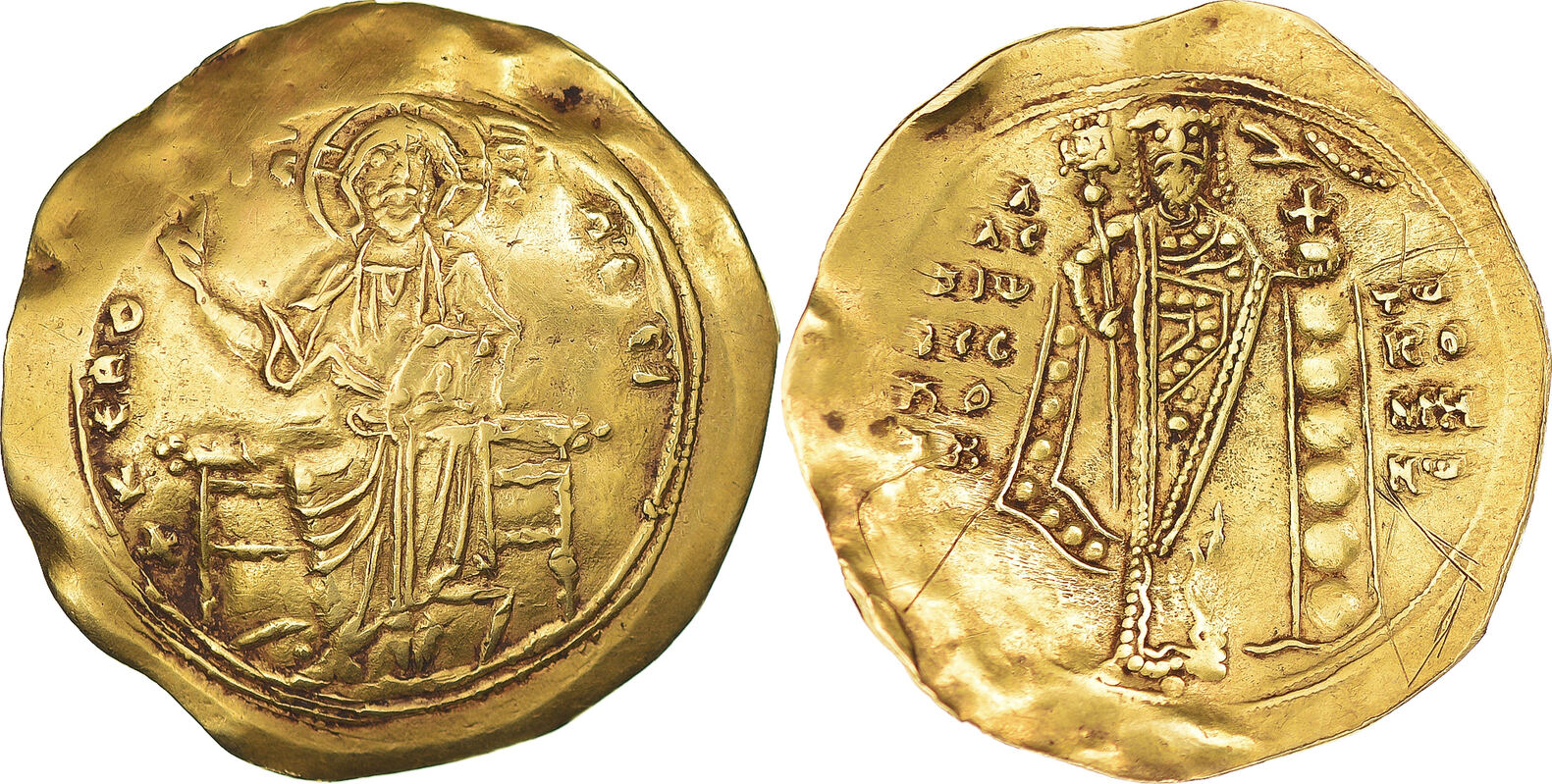 Hyperpyron 1092-1118 Constantinople Coin, Byzantine Empire (Eastern ...