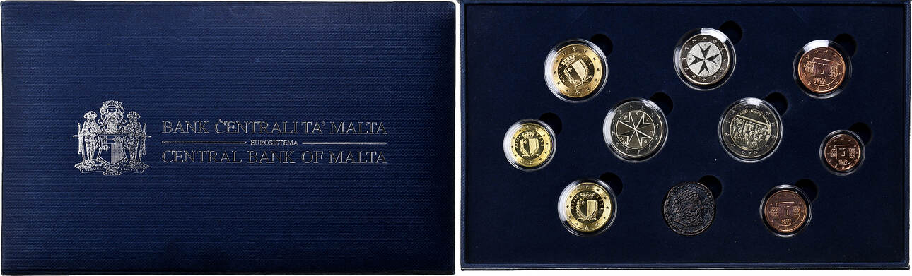 Malta Set 1 ct. - 2 Euro + Token 2012 BU MS(65-70) | MA-Shops