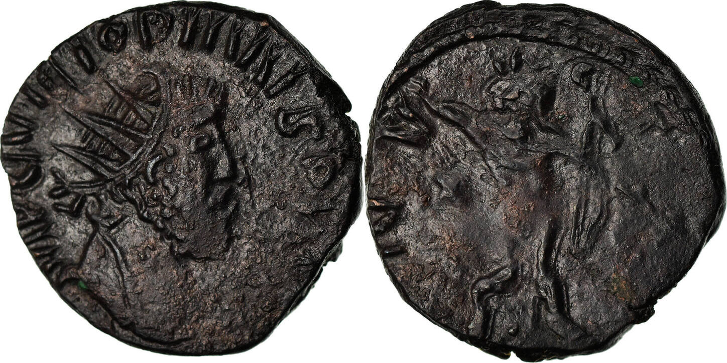 Antoninianus Coin, Victorinus, Gallic imitation, Copper EF(40-45) | MA ...