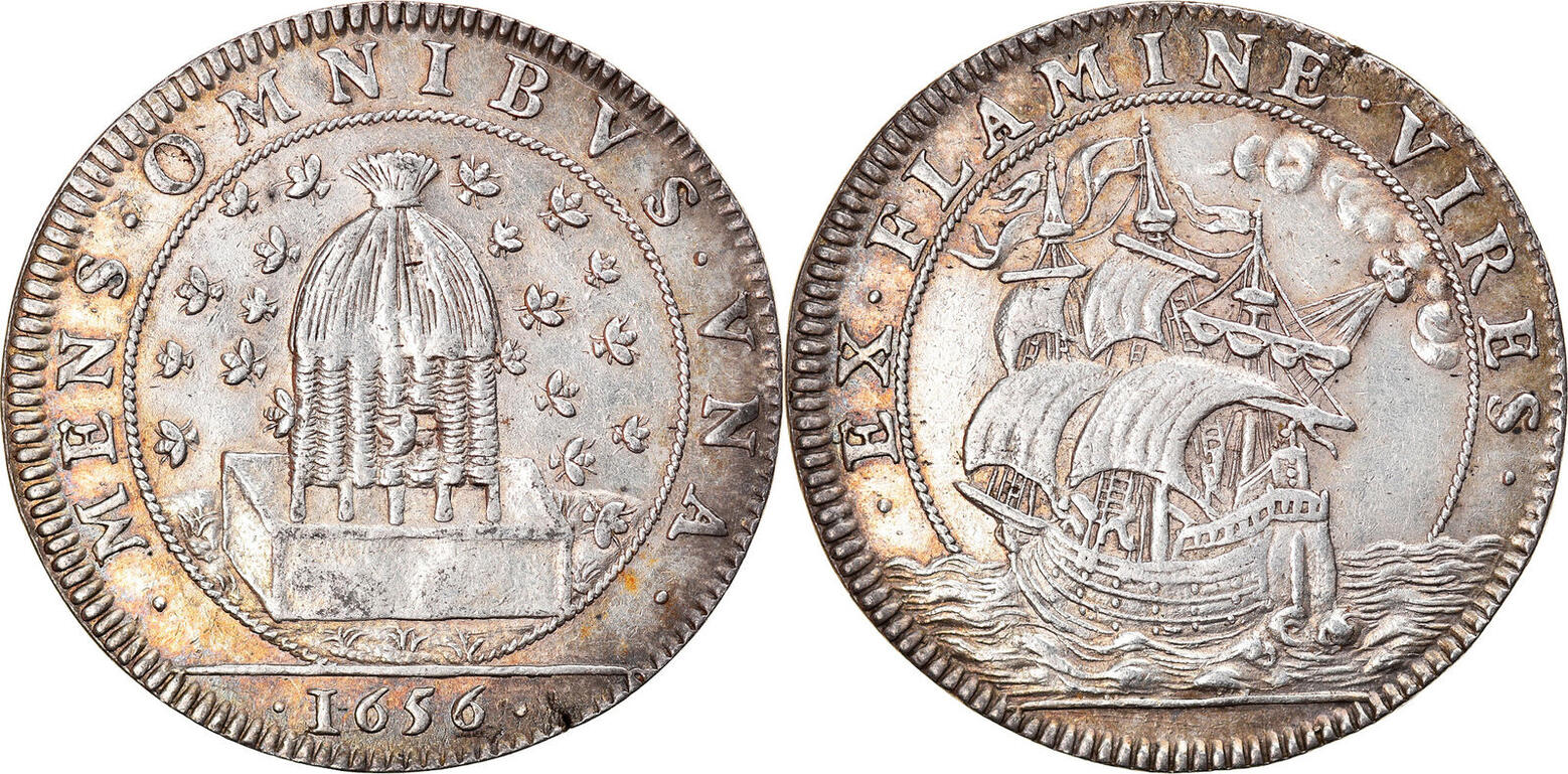 France Token 1656 Corporations, Drapiers et Tisserands, Silver AU(50-53 ...