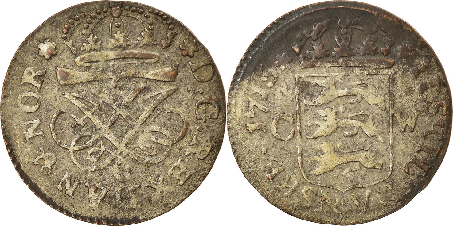 Denmark 2 Skilling 1715 Coin, Frederik IV, Silver, KM:502 VF(30-35 ...