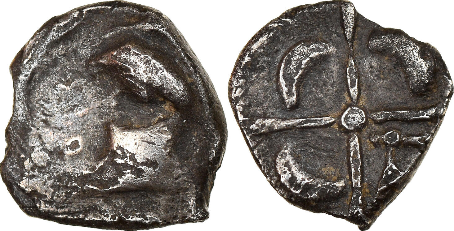 Obol 2nd-1st century BC Coin, Volcae Tectosages, Silver VF(30-35) | MA ...