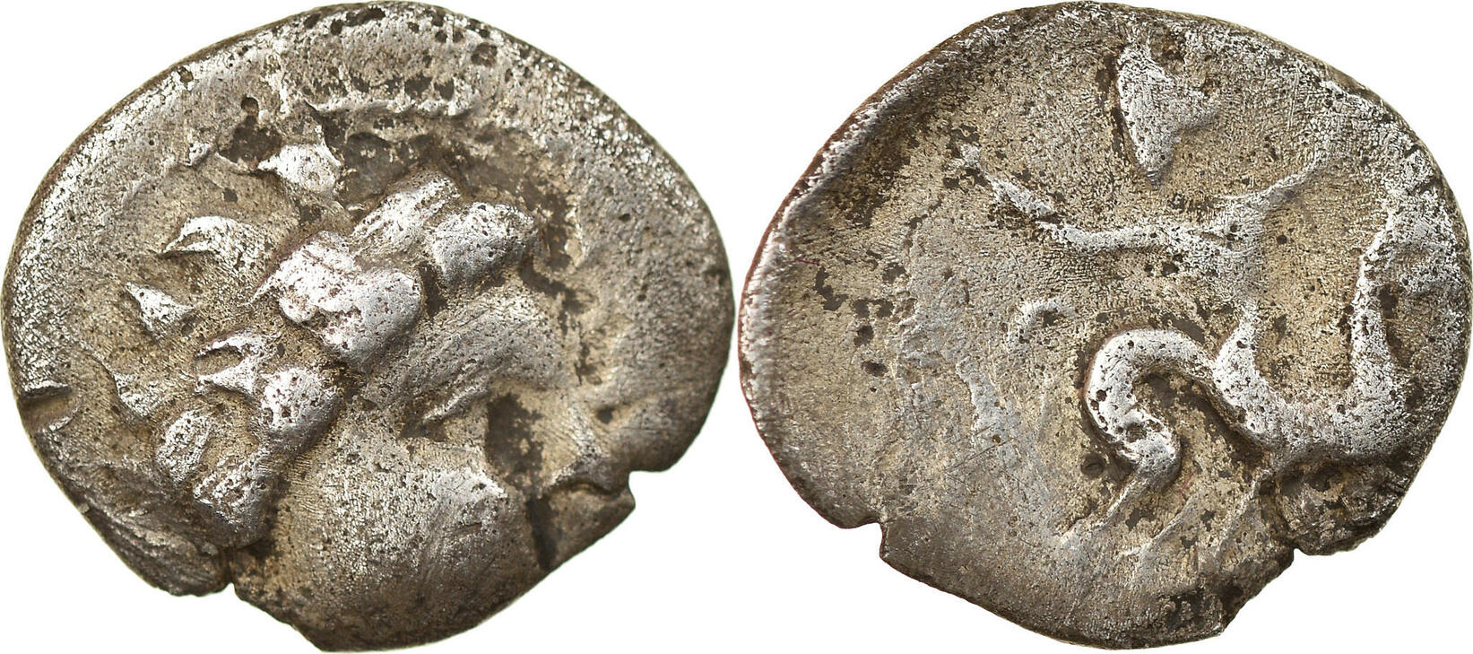 Obol Coin, Bituriges, Silver, Delestrée:3429 EF(40-45) | MA-Shops