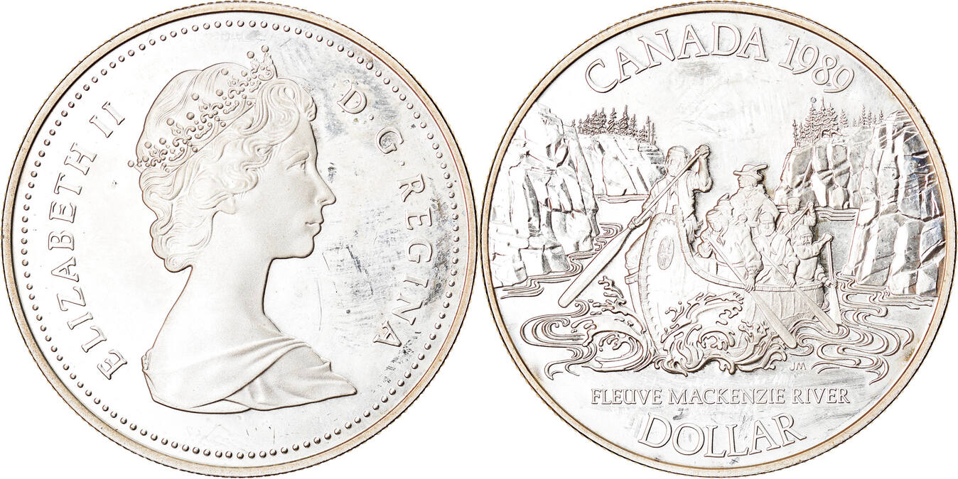 Canada Dollar 1989 Royal Canadian Mint Coin, Elizabeth II, Royal ...