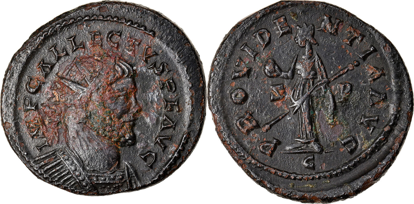 Antoninianus 295 London Coin, Allectus, London, Billon, RIC:35 AU(55-58 ...