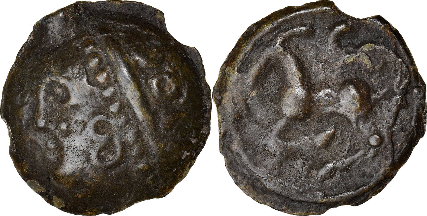 Potin DOCI Ist century BC Coin, Sequani, Potin, Delestrée:3252 EF(40-45 ...