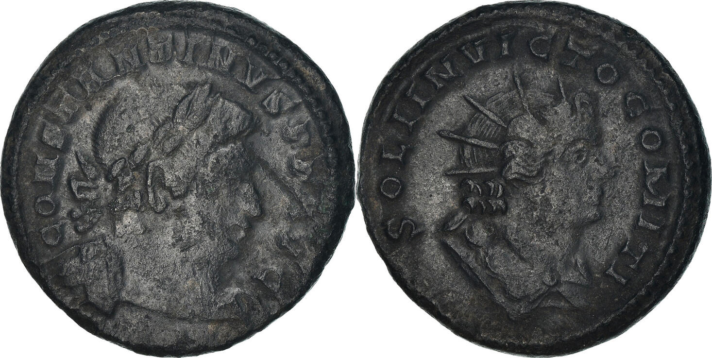 Nummus 307-337 AD Trier Constantine I, Trier, Rare, Copper EF(40-45 ...