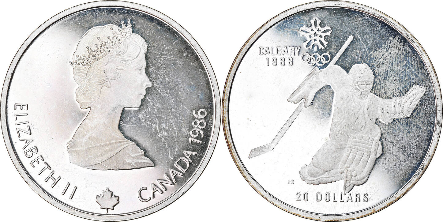 Canada 20 Dollars 1986 Royal Canadian Mint Coin, Elizabeth II, Royal ...