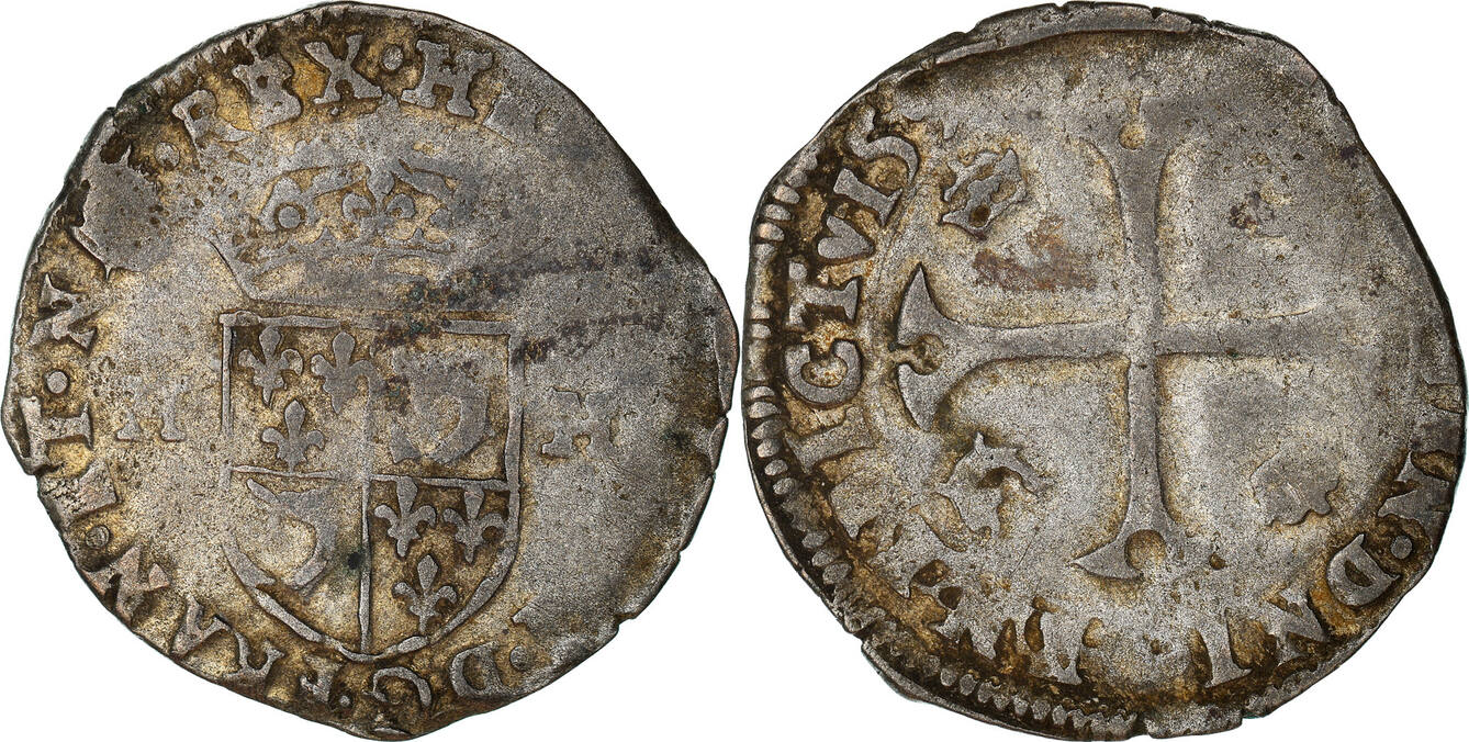 France Douzain du Dauphiné 1593 Grenoble Coin, Henri IV, Grenoble ...