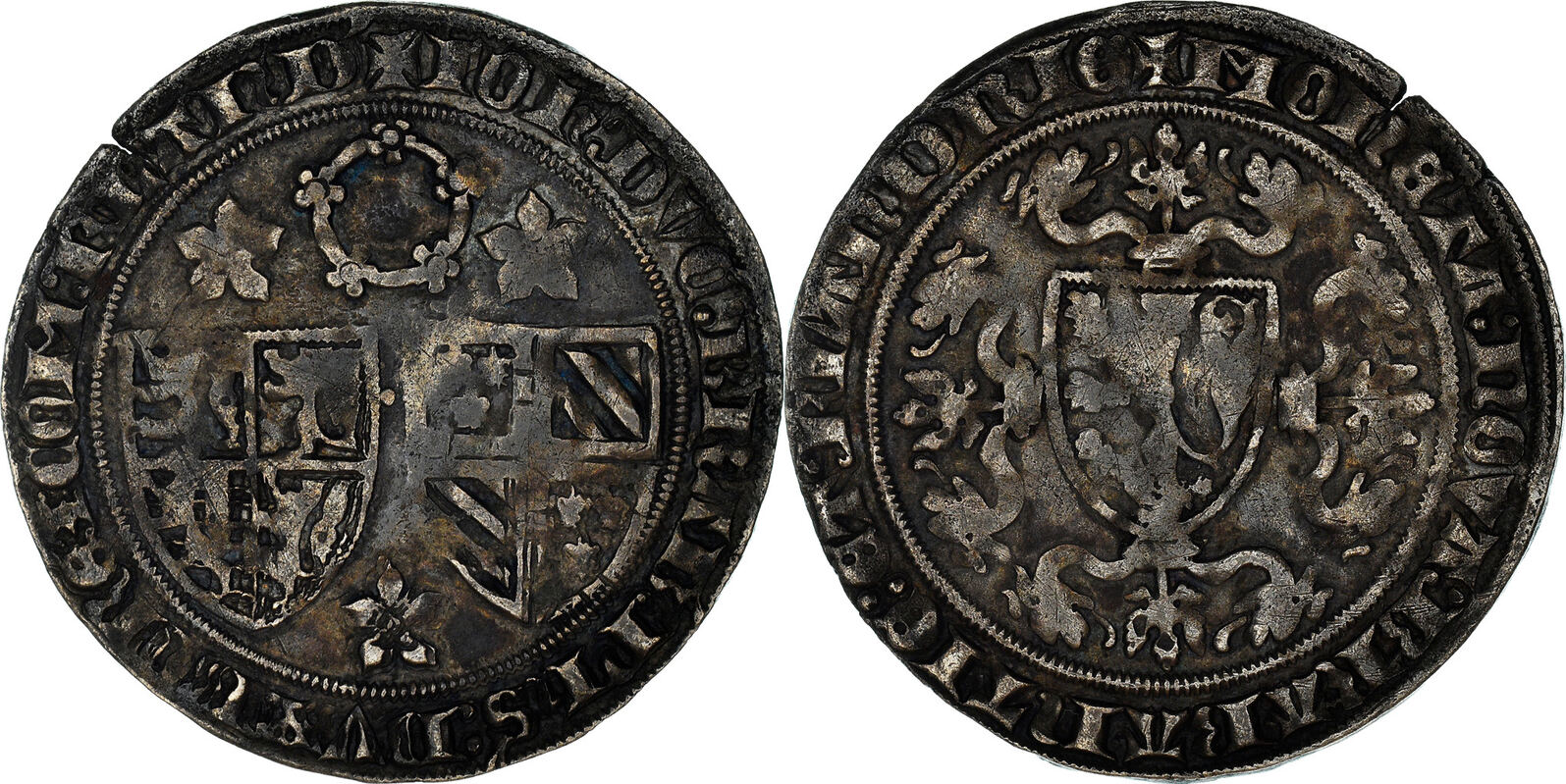 Belgium Gros Rozebeker 1384 Louvain Coin, BRABANT, Jeanne, Louvain ...