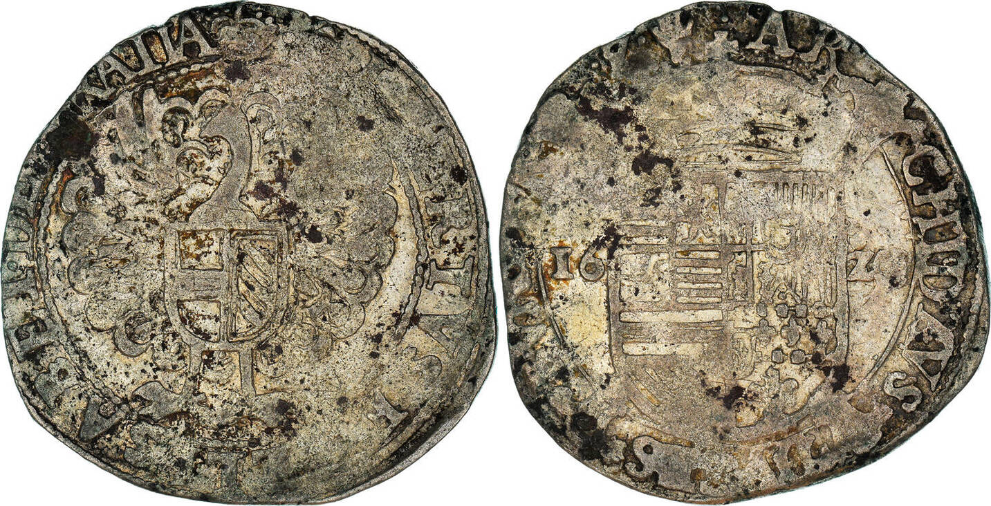 Spanish Netherlands 1620 Antwerp Coin, BRABANT, Albert & Isabella ...