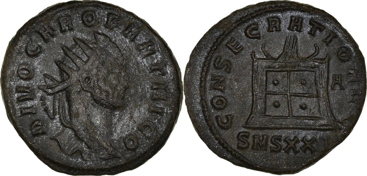 Antoninianus 284 Siscia Coin, Divus Carus, Siscia, Billon, RIC:111 AU ...