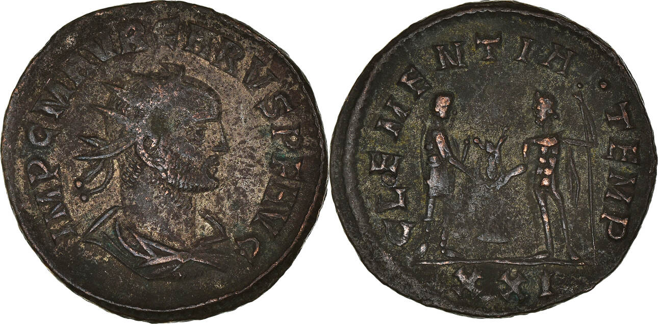 Antoninianus 282 Cyzicus Coin, Carus, Cyzicus, Billon, RIC:118 AU(50-53 ...