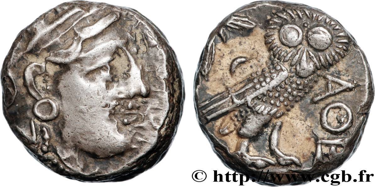 Classic 2 (400 BC to 350 BC) Tétradrachme ATTICA - ATHENS Athènes, Attique c. 350-320 AC. (20 ...