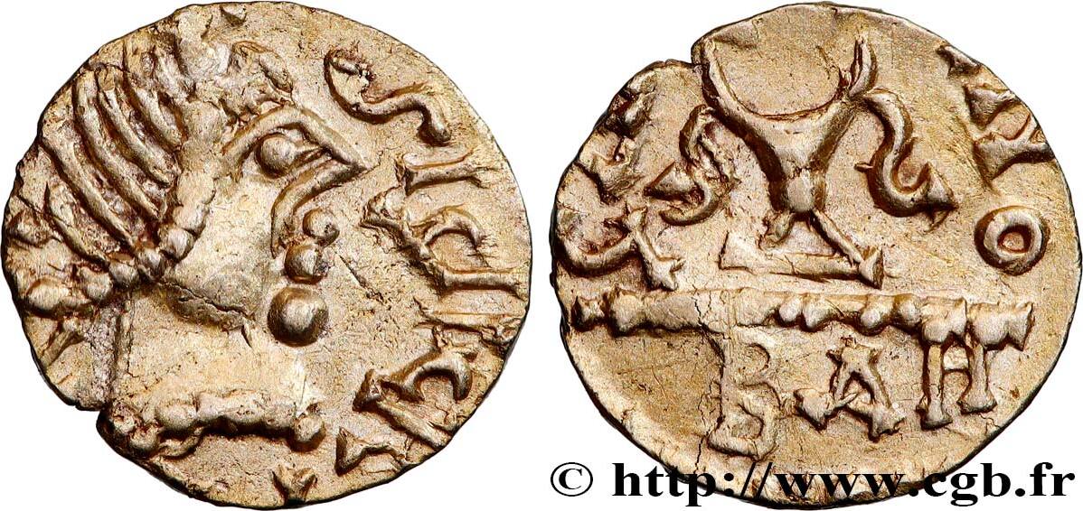 FRANCE Triens au nom de SIGEBERT III MEROVINGIAN COINAGE - BANASSAC ...