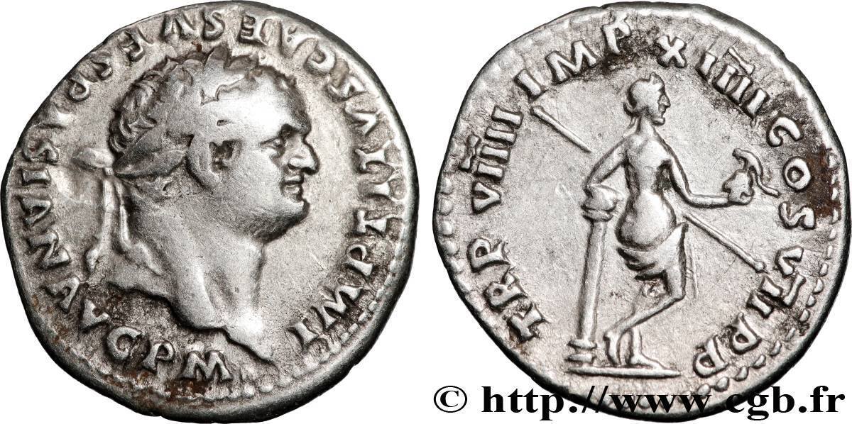 THE FLAVIANS (69 AD to 96 AD) Denier TITUS Rome 79 (19,5mm, 3,33g, 6h ...