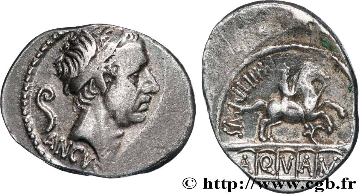 THE REPUBLIC (280 BC to 27 BC) Denier 56 BC. MARCIA Rome 56 AC. (20,5mm ...