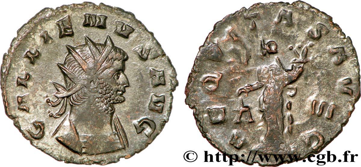 THE MILITARY CRISIS(235 AD to 284 AD) Antoninien GALLIENUS Rome 261-262 ...