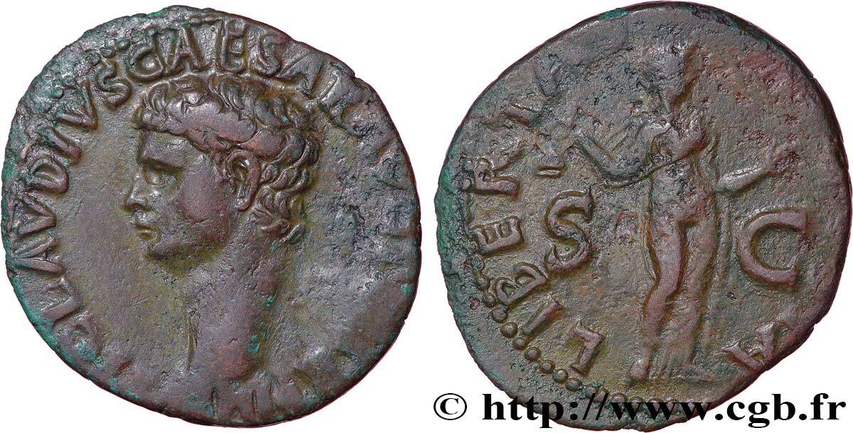 THE JULIO-CLAUDIANS (27 BC to 69 AD) As CLAUDIUS Rome 41-50 (27,5mm, 8 ...