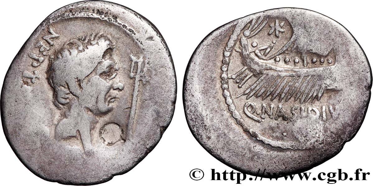 THE REPUBLIC (280 BC to 27 BC) Denier c. 44-43 BC. POMPEY THE GREAT ...