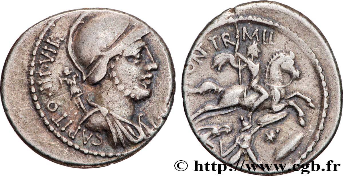 THE REPUBLIC (280 BC to 27 BC) Denier 55 BC. FONTEIA Rome 55 AC. (18 ...