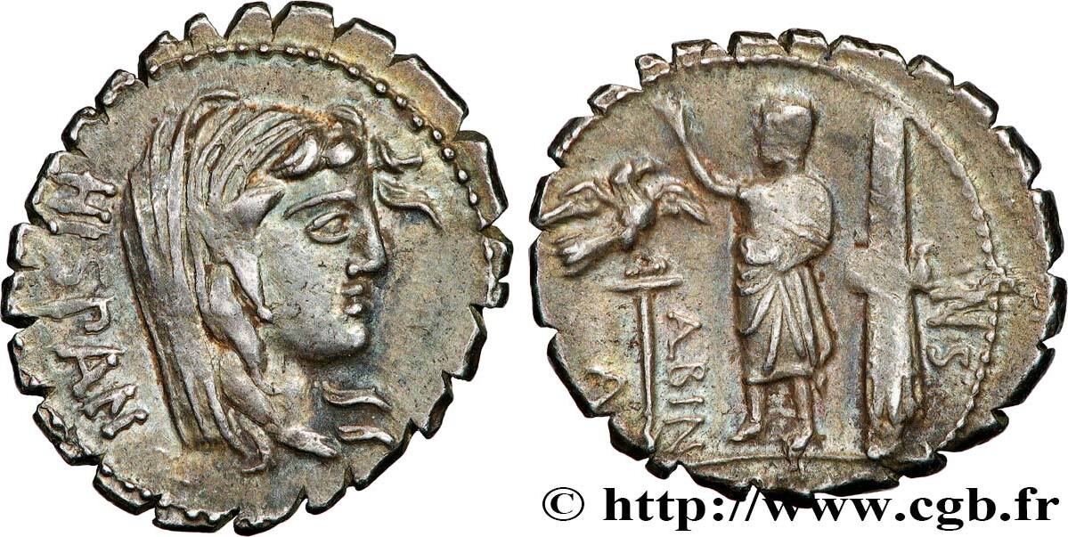 THE REPUBLIC (280 BC to 27 BC) Denier serratus 81 BC. POSTUMIA Rome 81 ...
