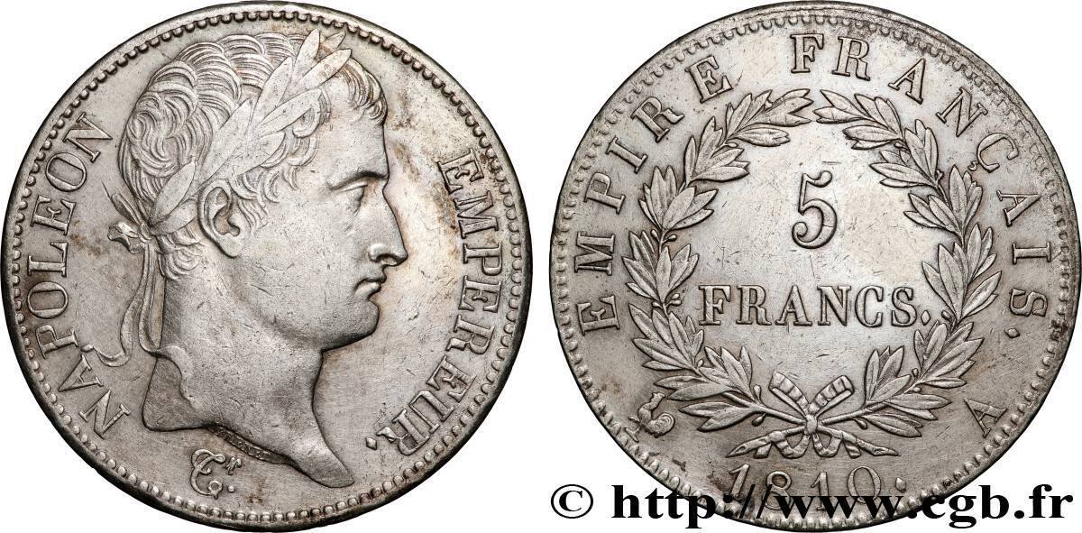 FRANCE 5 francs Napoléon Empereur, Empire français PREMIER EMPIRE ...