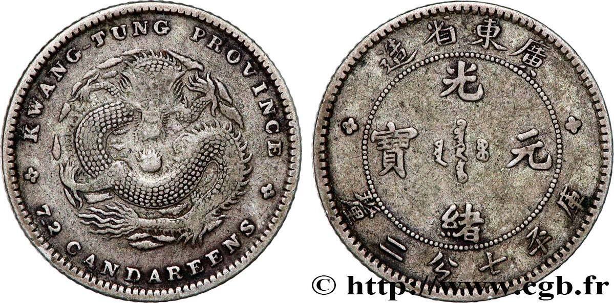 10 Cents province de Guangdong CHINA Guangzhou (Canton) 1890-1908 (18 ...