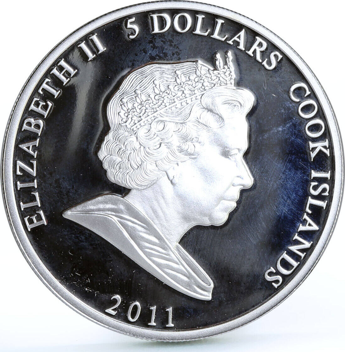 Cook Islands 5 dollars Soviet Cartoons Shapoklyak Rat proof silver coin ...